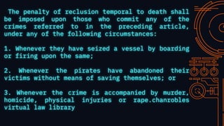 Article 122 - Piracy in general and mutiny on the high seas. Article ...