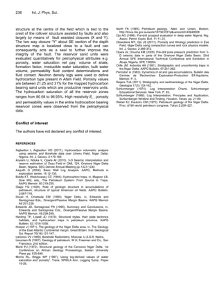 Hydrocarbon Trapping mechanism and petrophysical analysis of Afam field ...