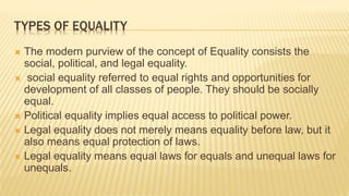 Article 14: the concept of equality | PPTX