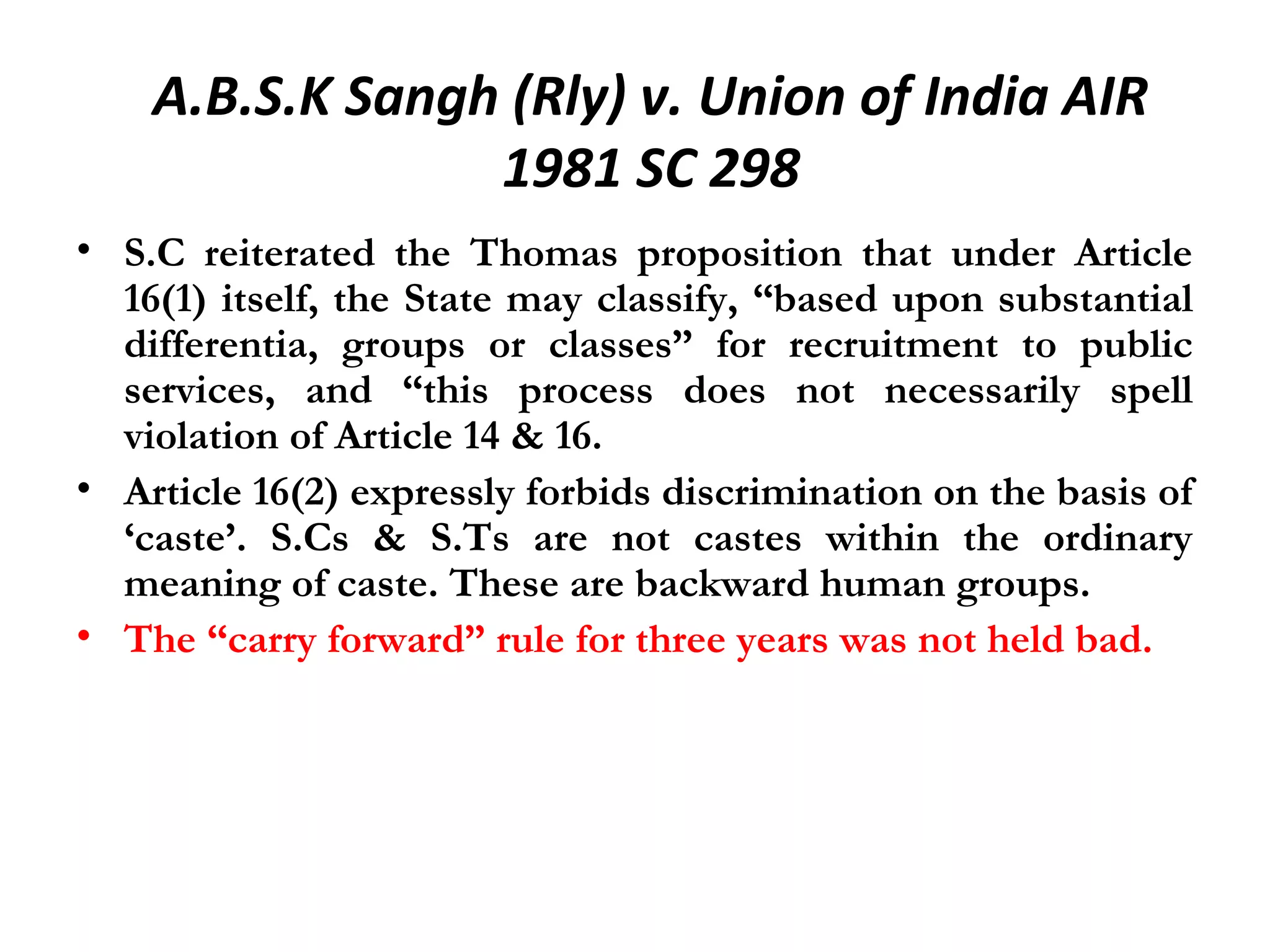 Article 16 of Indian constitution | PPT