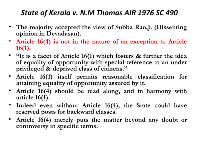 Article 16 of Indian constitution | PPT
