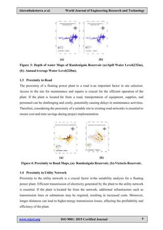 GIS BASED SUITABLE SITE SELECTION FOR FLOATING SOLAR POWER PLANT CASE ...