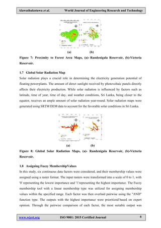 GIS BASED SUITABLE SITE SELECTION FOR FLOATING SOLAR POWER PLANT CASE ...