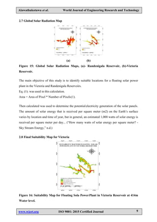 GIS BASED SUITABLE SITE SELECTION FOR FLOATING SOLAR POWER PLANT CASE ...