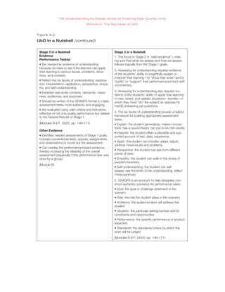 The Understanding by Design Guide to Creating high-quality units forms ...