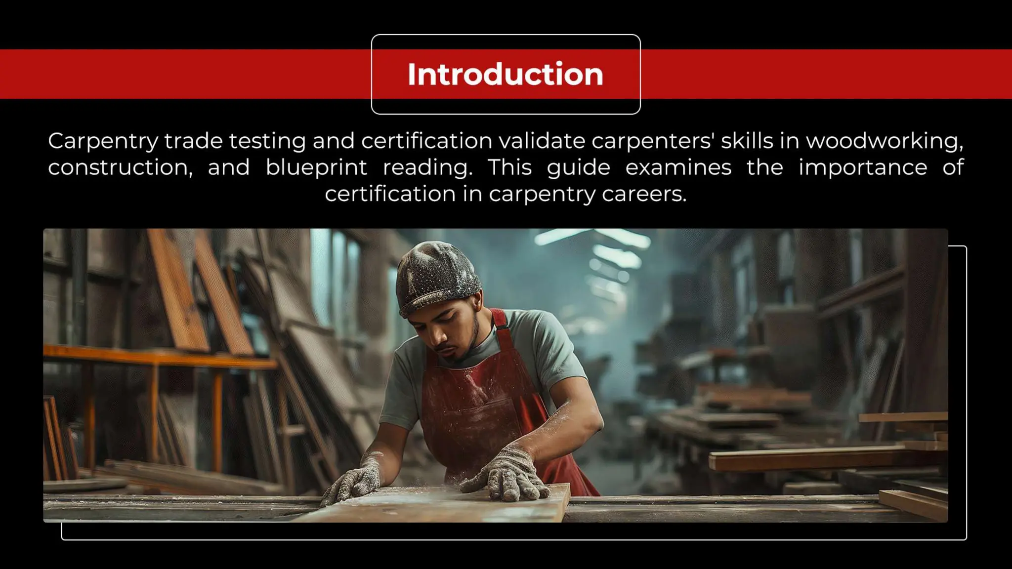 Mastering the Craft: The Significance of Carpentry Trade Testing and ...