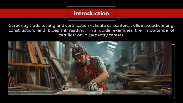 Mastering the Craft: The Significance of Carpentry Trade Testing and ...