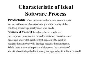 Software process and characters | PPT | Computer Software and Applications | Computing