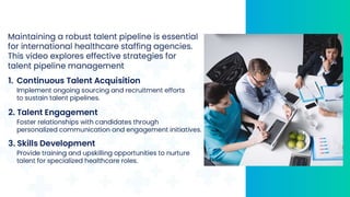 Strategies for International Healthcare Staffing Agencies to Maintain a ...