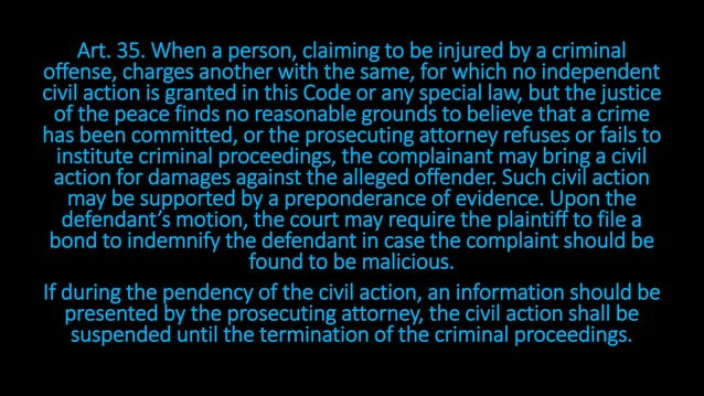 Article 19 to 36 of the civil code of the philippines (human relations ...
