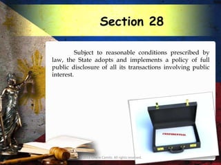 Philippine Constitution 1987 (Article 2) | PPTX
