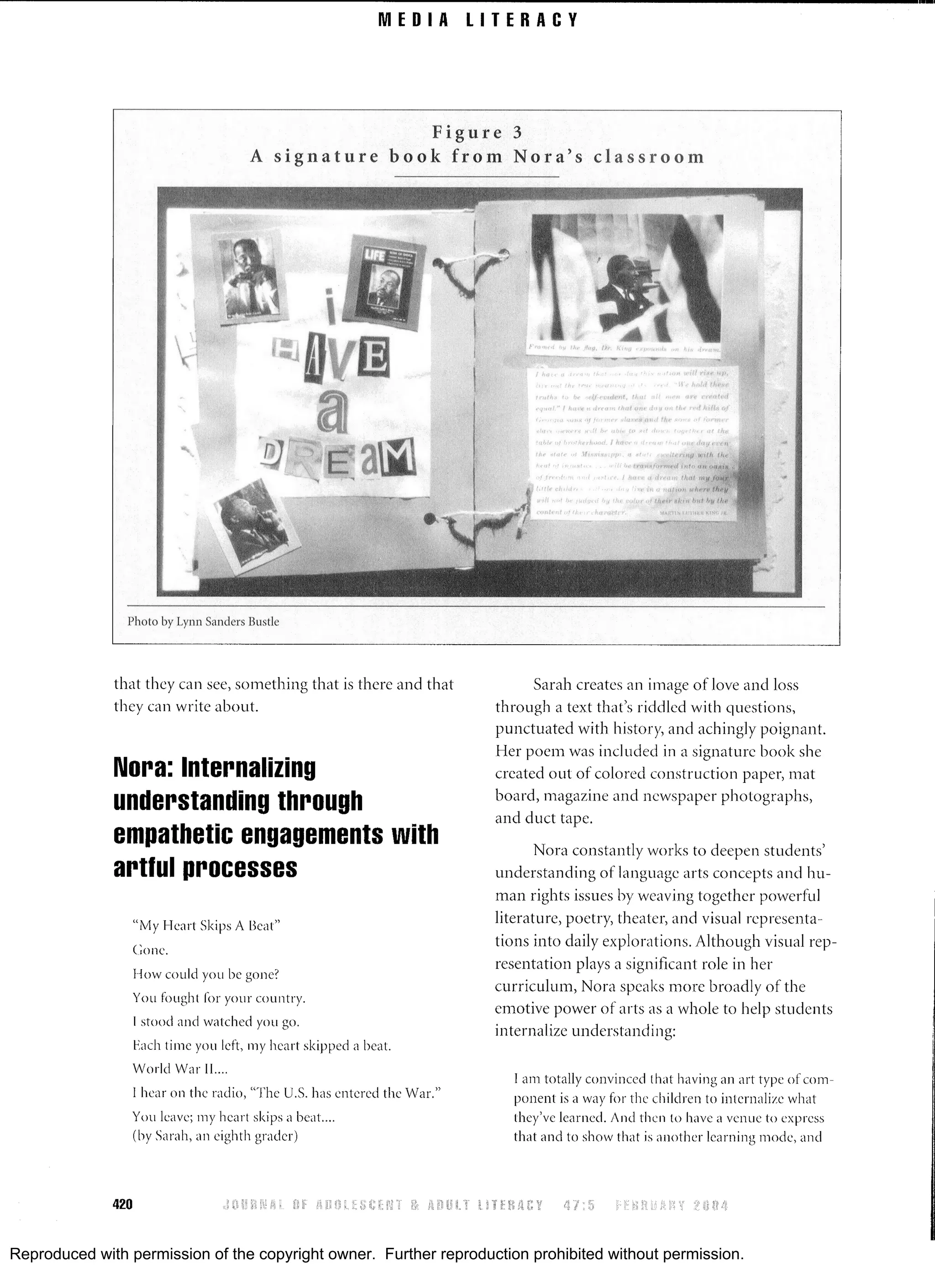 Article 2: THE ROLE OF VISUAL REPRESENTATION IN THE ASSESSMENT OF ...
