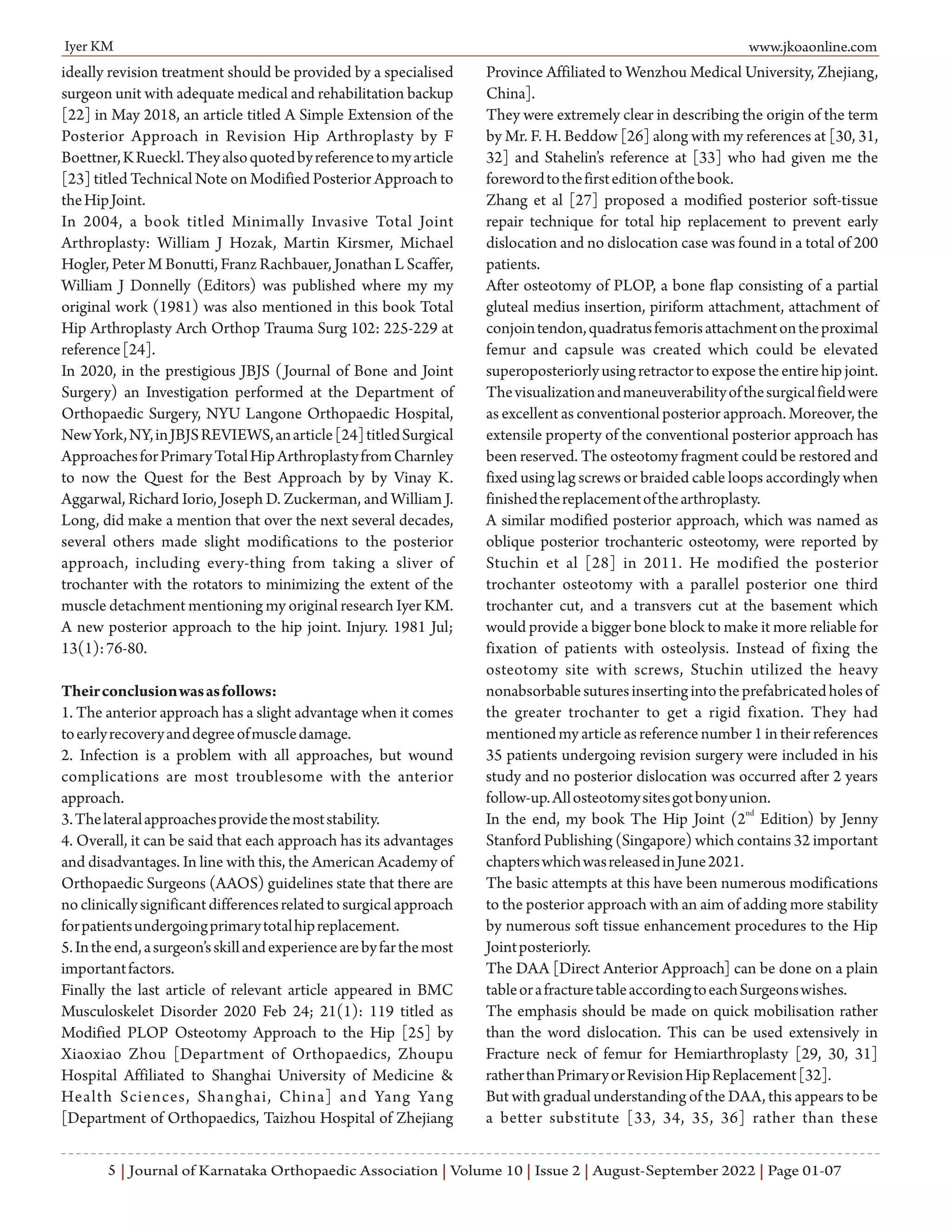 Modified Posterior Approach to the Hip Joint | PDF | Death, Injury, or Military Conflict ...