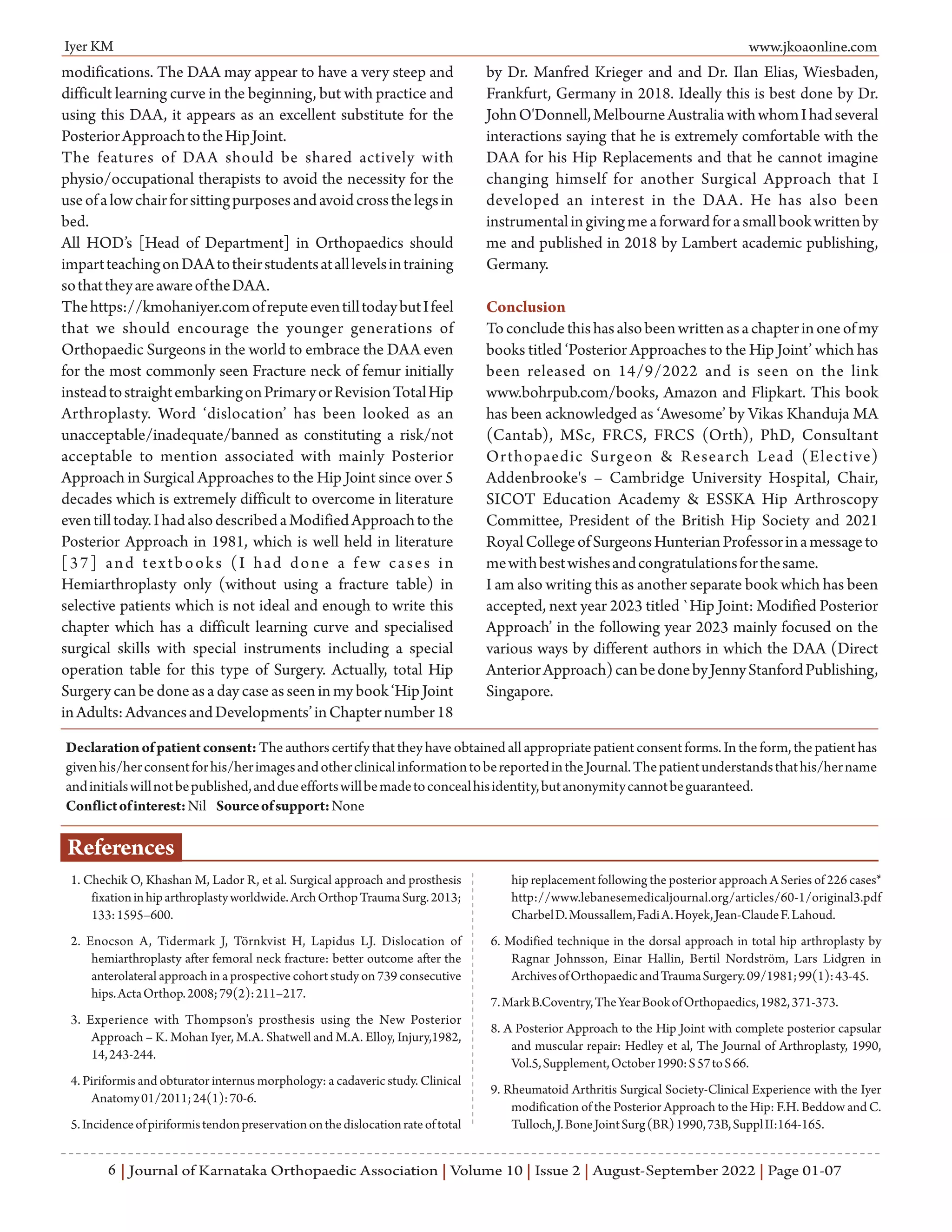 Modified Posterior Approach to the Hip Joint | PDF | Death, Injury, or ...