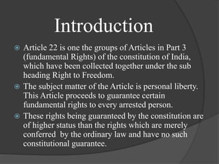 Article 22 made by praveen | PPTX