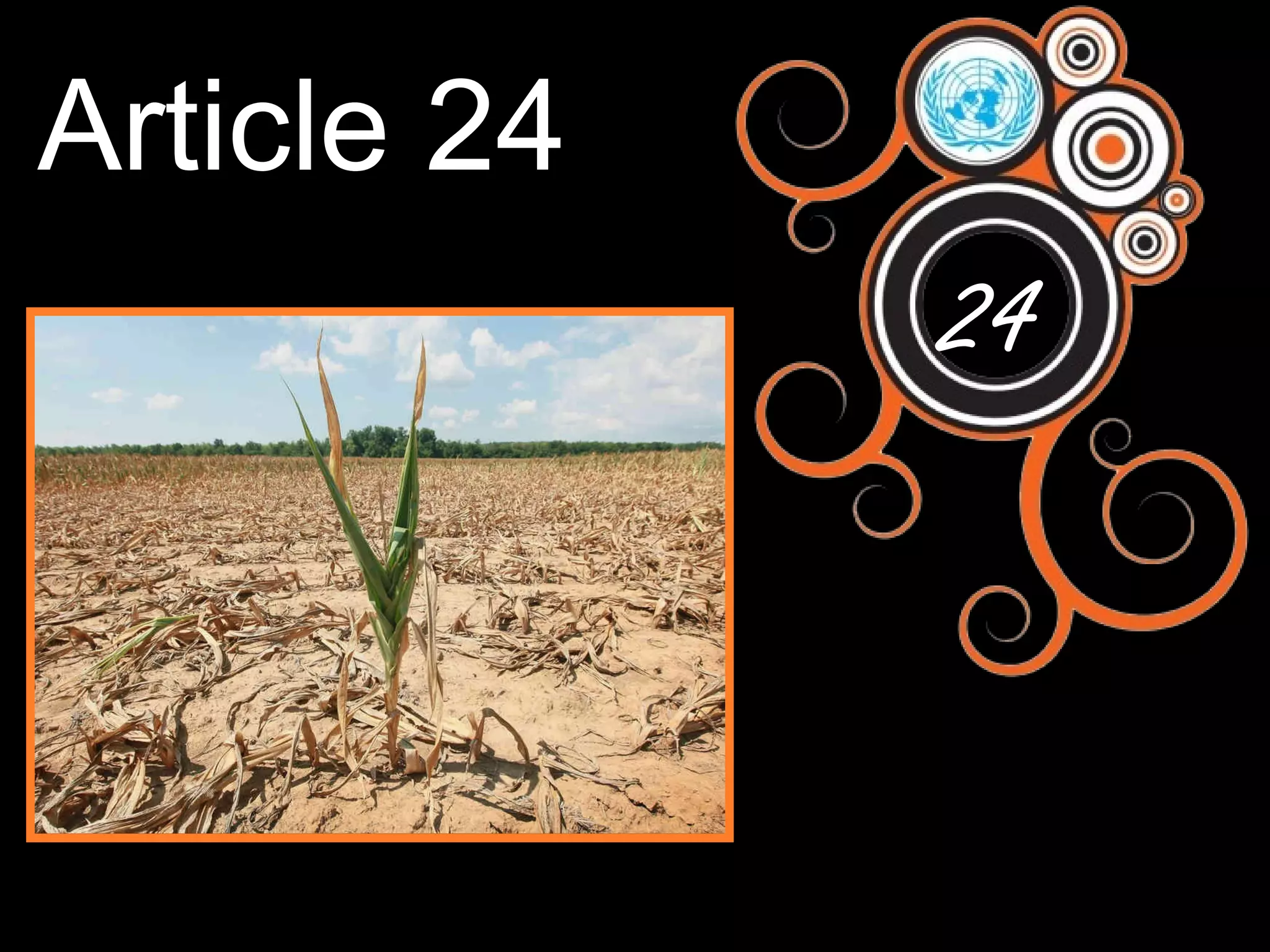 Article 24 Right to Clean Water | PPT
