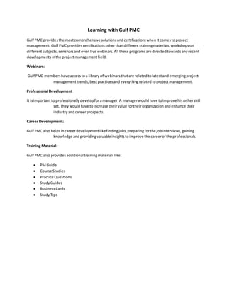 Learning With Gulf PMC | PDF