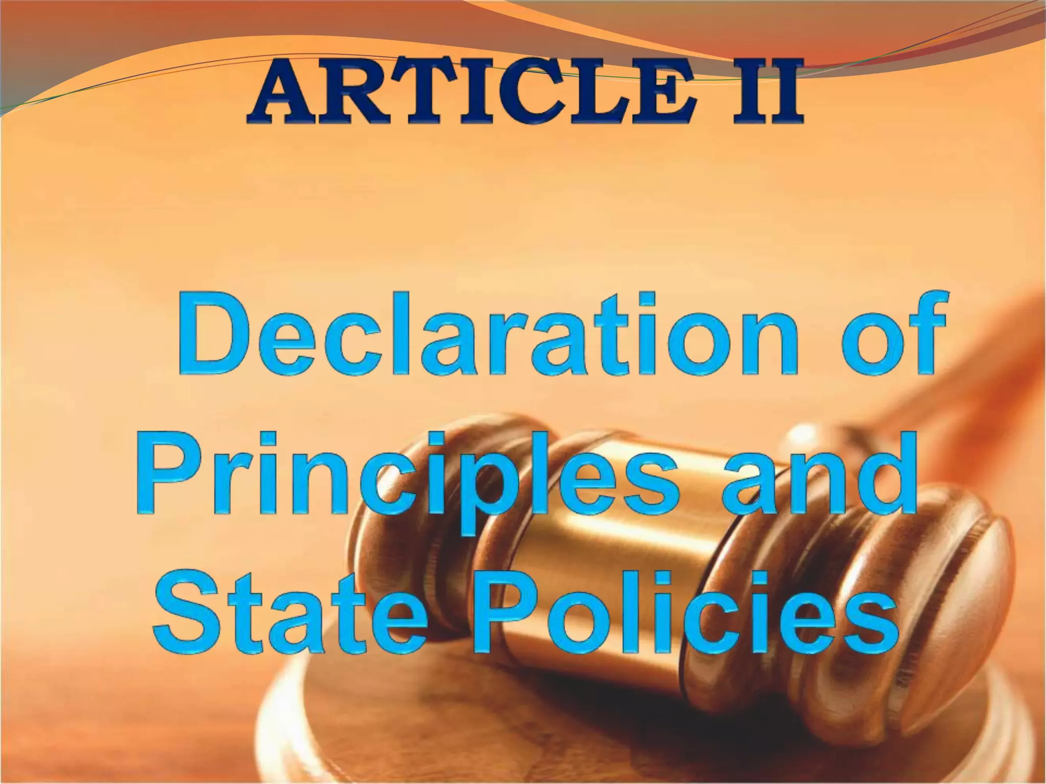 Article 2 Philippine Constitution | PPTX