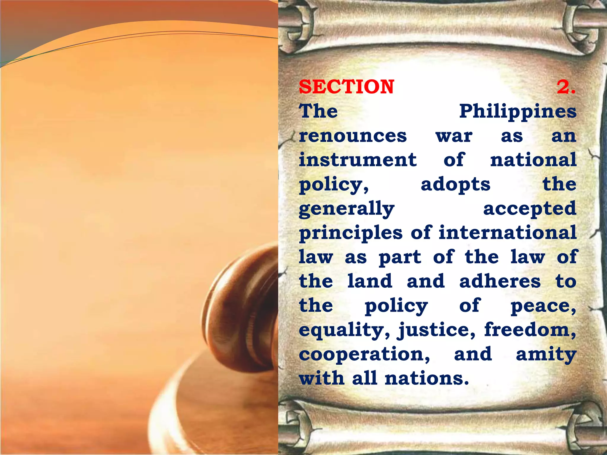 Article 2 Philippine Constitution | PPTX