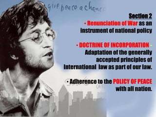 ARTICLE 2: FIRST PART, 1987 PHILIPPINE CONSTITUTION | PPTX