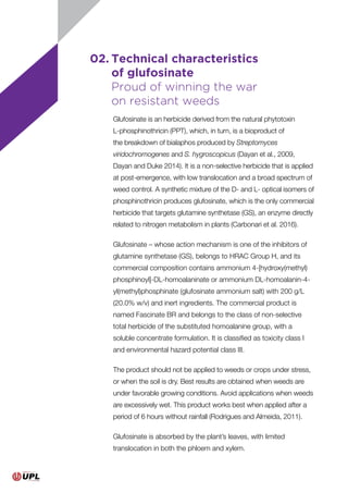 TECHNICAL BULLETIN - FASCINATE THE IDEAL HERBICIDE RESISTANCE PARTNER | PDF