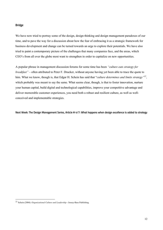 Article # 3 /7 The Design Management Series Management Challenges | PDF