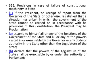Article 356 | PPTX