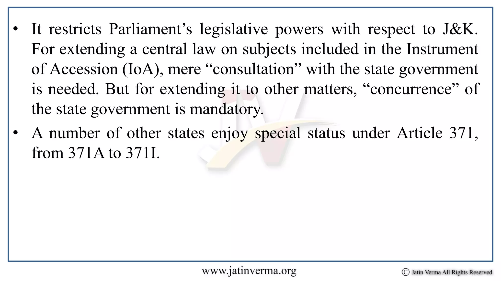 Article 370 Explained | PDF