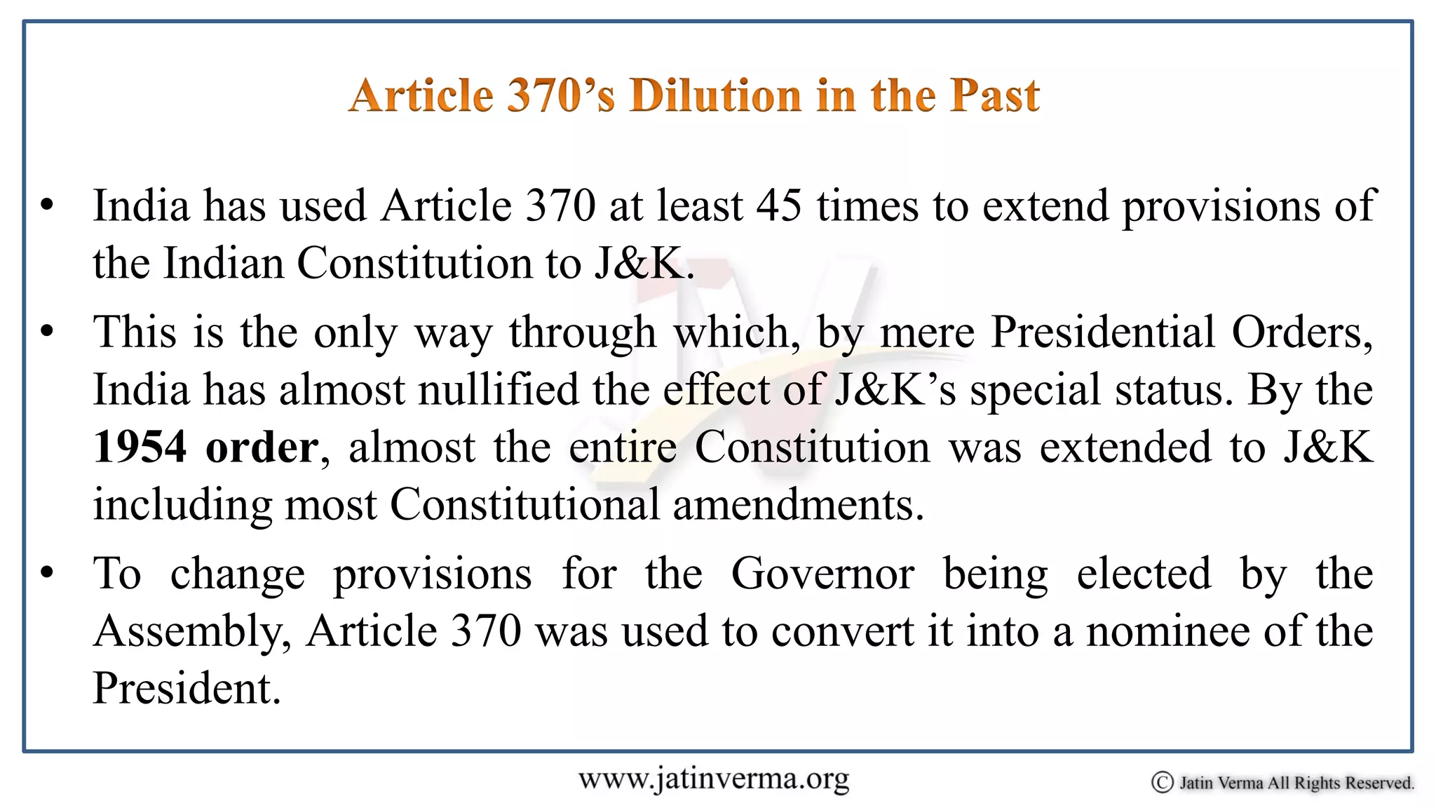 Article 370 Explained | PDF