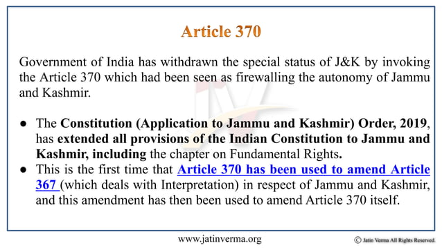 Article 370 Explained | PDF | Sikhism | Religion & Spirituality