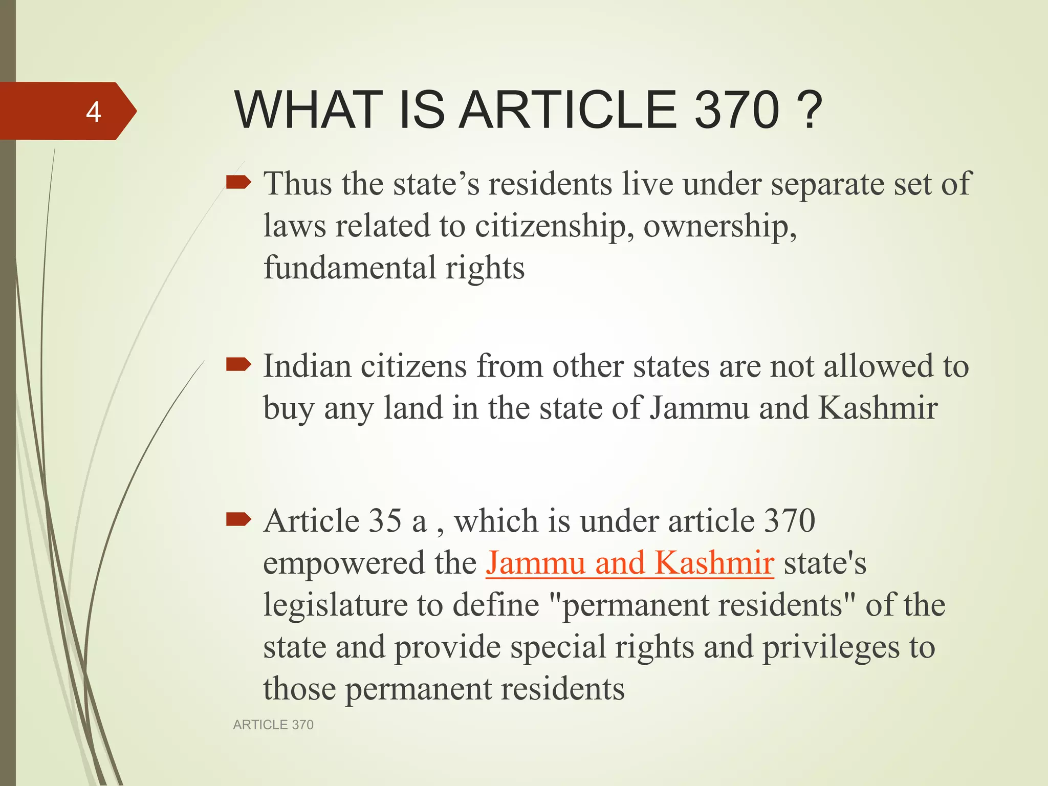 Article 370 | PPTX