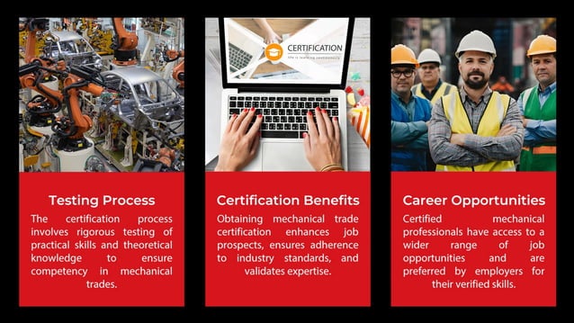 All you need to know about Mechanical Trade Testing and Certification | PPT