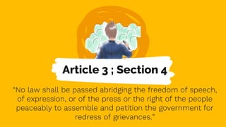 Article 3 ; Section 4 | PPTX