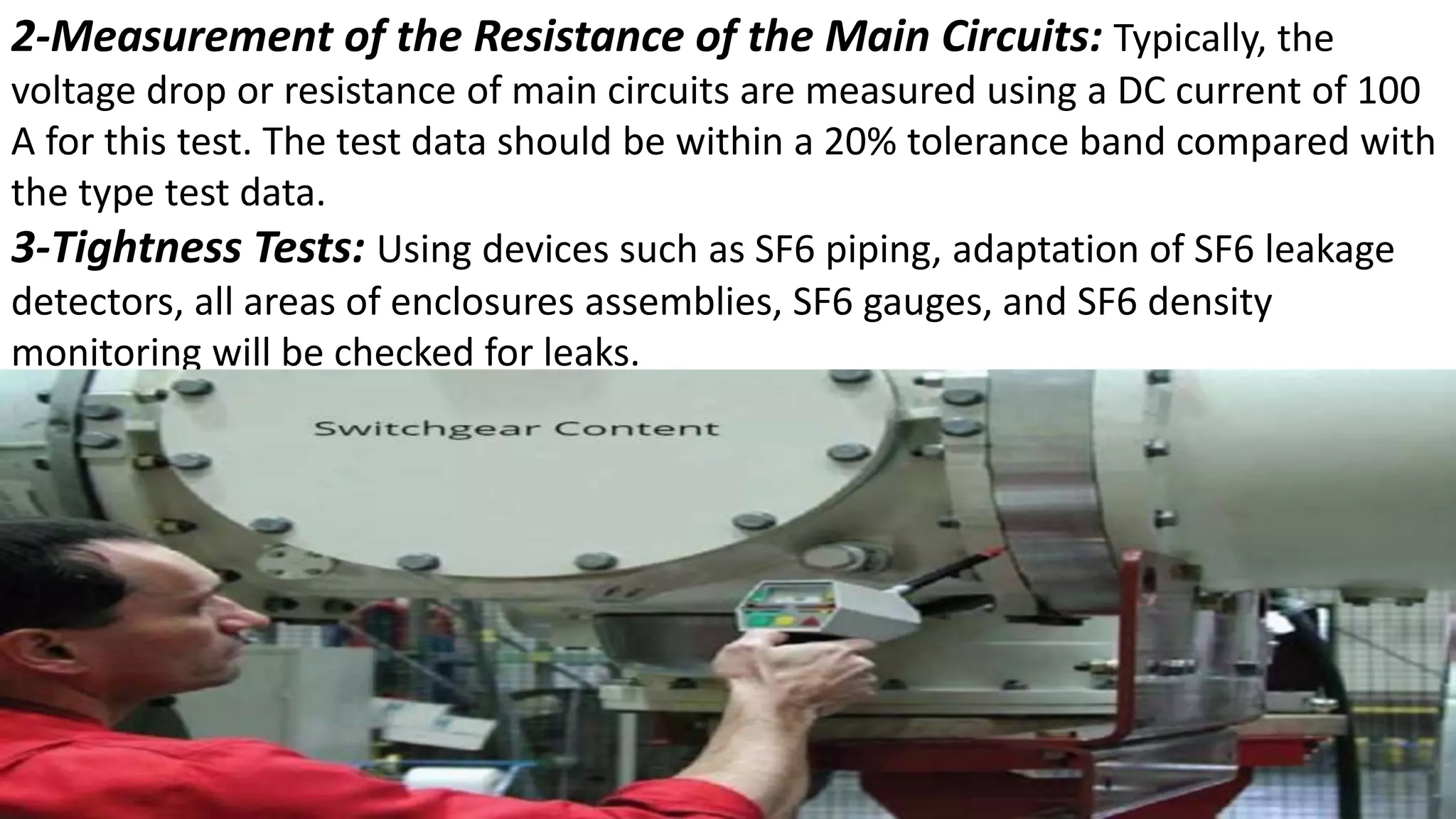 High Voltage Gas Insulated Substation (GIS) Routine Tests According to ...