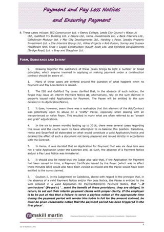 Article 41 payment and pay less notices february 2017 rm03 | PDF