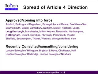 HMOs & Article 4 Direction | PPT
