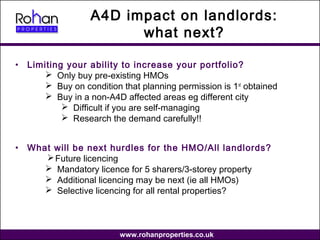 HMOs & Article 4 Direction | PPT