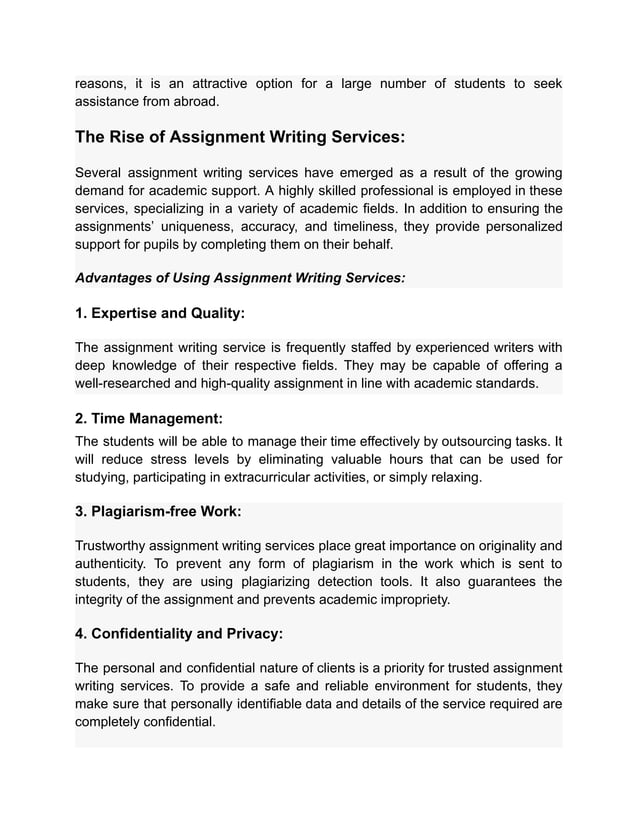 Do My Assignment For Me | PDF