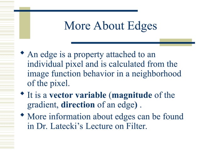 Edge detections in image processing .ppt