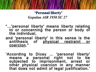Article 5(1) personal liberty | PPT