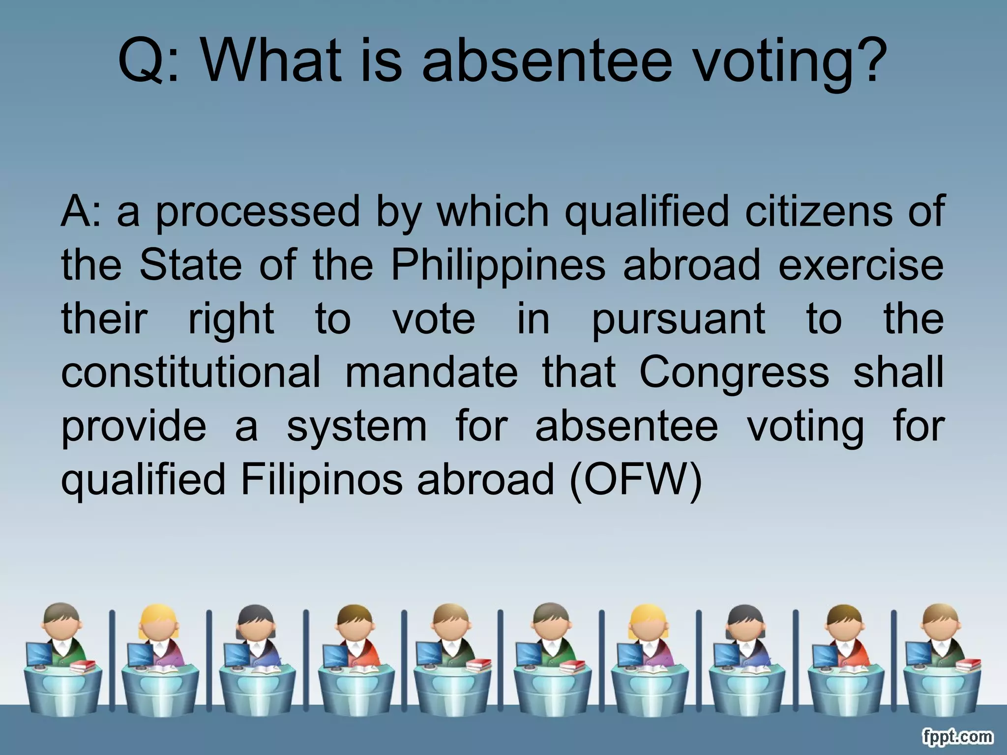ARTICLE 5: SUFFRAGE | PPT