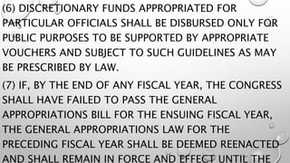 Article 6 legislative Department | PPTX