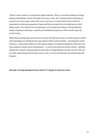 Article # 6 From Design Excellence to design as core competency | PDF