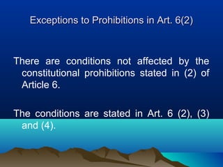 Article 6 prohibitions of slavery and forced labour | PPT
