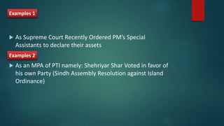 Article 64 to 69 of constitution of pakistan | PPTX