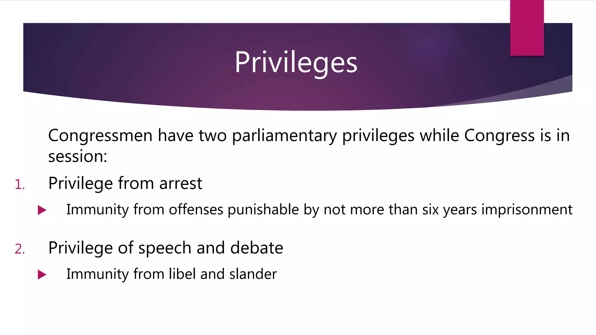 ARTICLE 6: LEGISLATIVE DEPARTMENT | PPTX