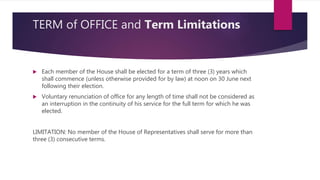ARTICLE 6: LEGISLATIVE DEPARTMENT | PPTX