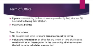 ARTICLE 6: LEGISLATIVE DEPARTMENT | PPTX