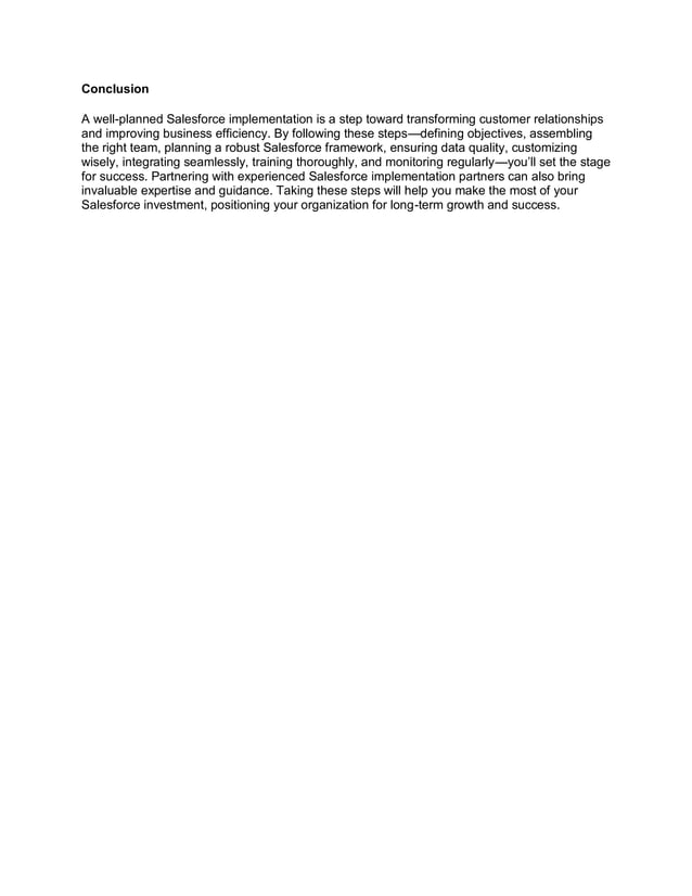 Salesforce Implementation Customization Pdf