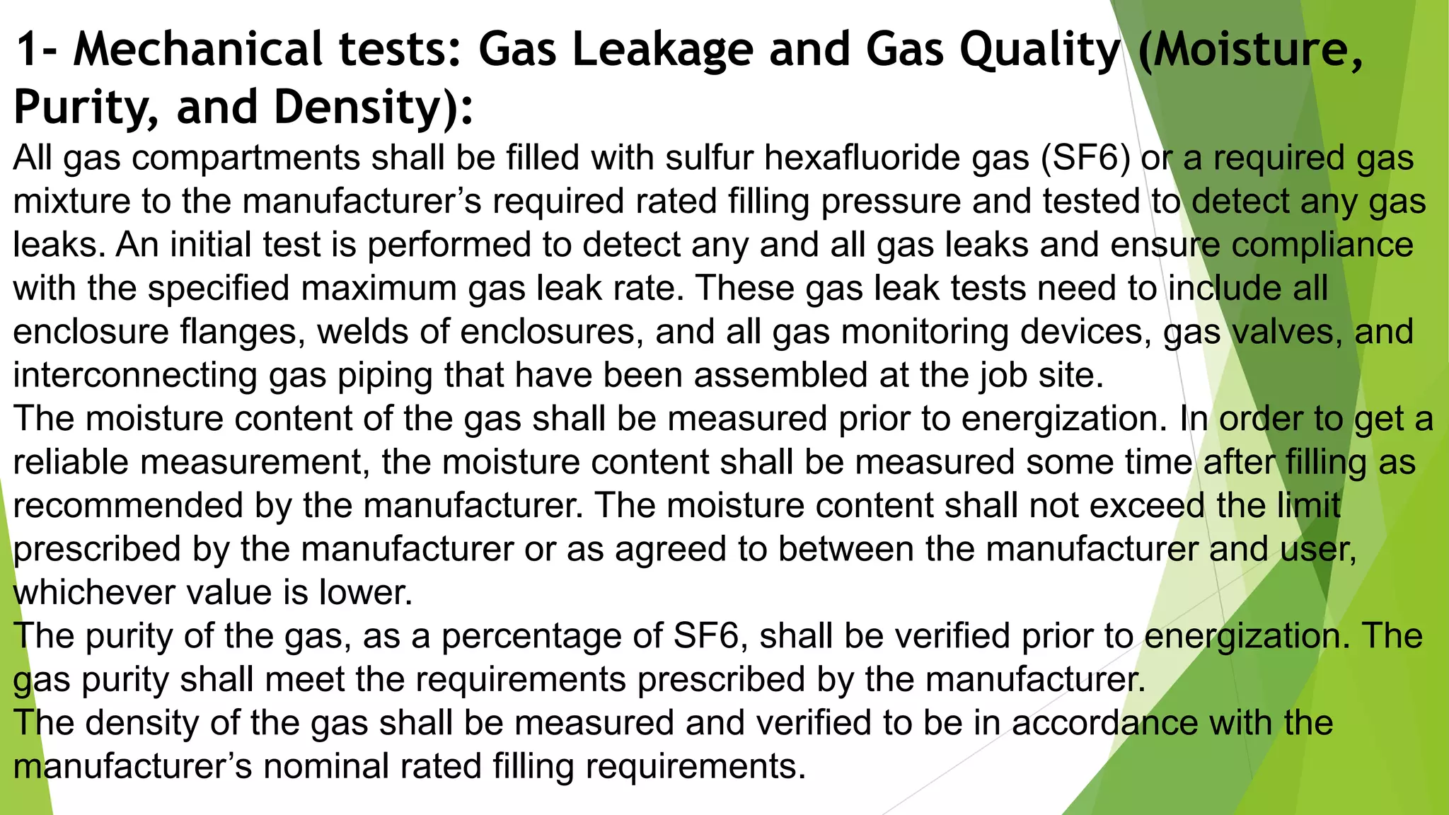 High Voltage Gas Insulted Switchgear (GIS) Field Testing According to ...